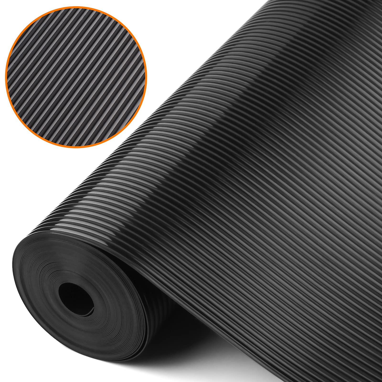 Shelf Liners for Kitchen Cabinets Non Adhesive Drawer Liner EVA Material Cupboard Mat Refrigerator Mats Washable Fridge Liner for Cabinet, Storage and Desks 11.8 x 59 Inches