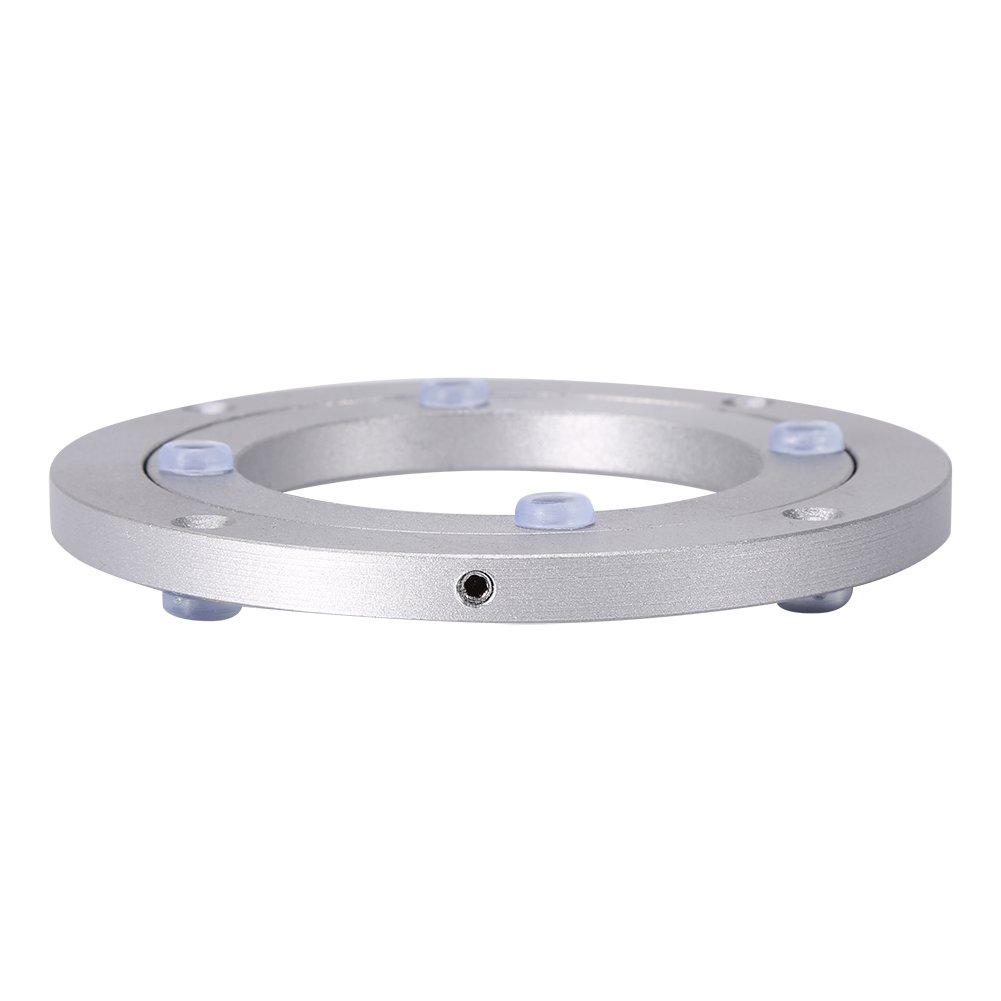 Table Bearing, Heavy Duty Aluminium Alloy Rotating Bearing, Turntable Round Dining Table Smooth Swivel Plate(#1 4 inch)