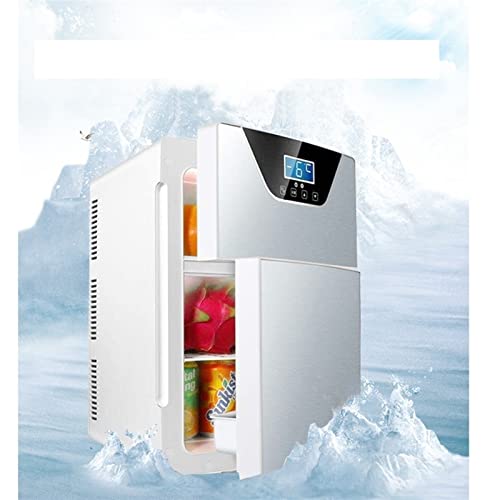 HESNDxbx Mini Fridge 20L Refrigerator Mini Small Refrigerator Home Dual-use Cold and Warm -Door Refrigerator Fresh-Keeping Box