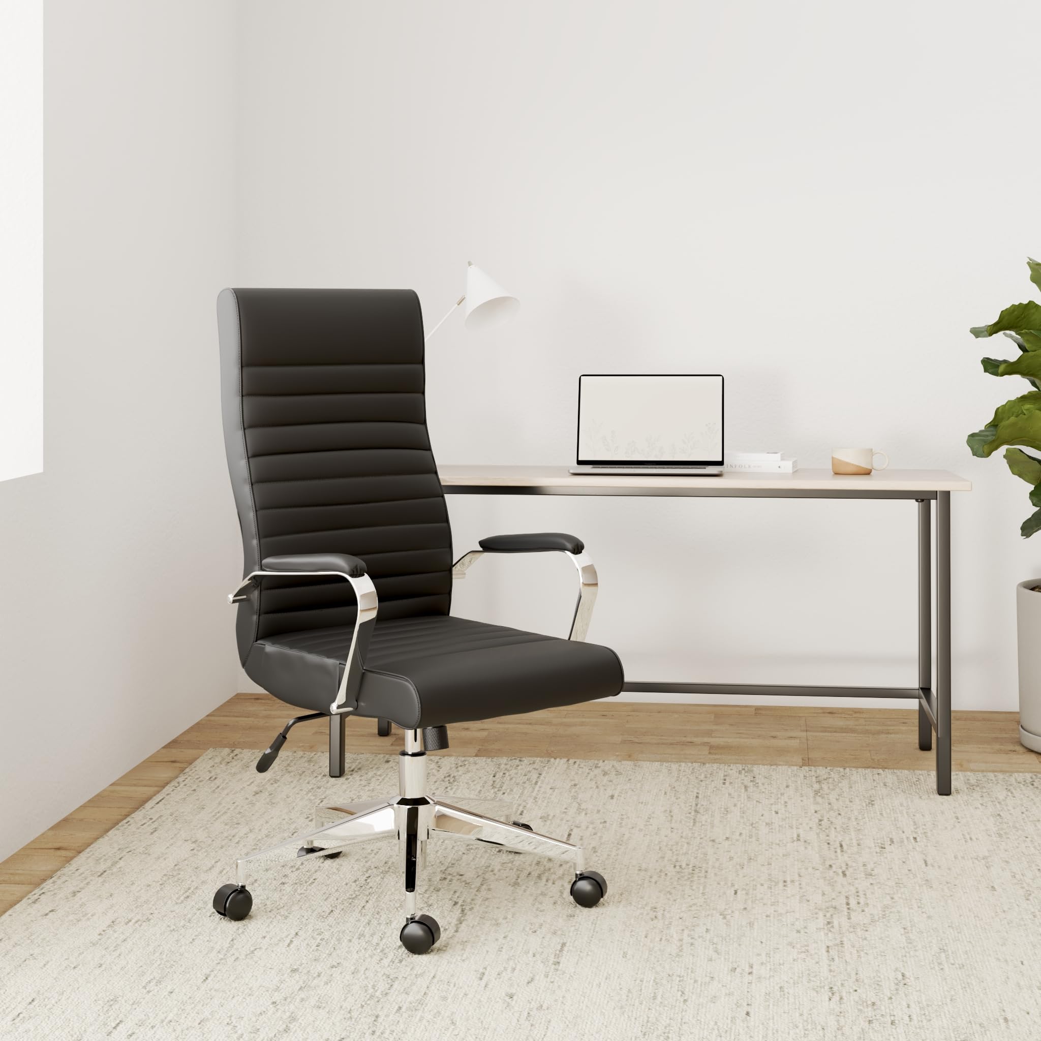 Staples 24328572 Bentura Bonded Leather Managers Chair Black (53234)