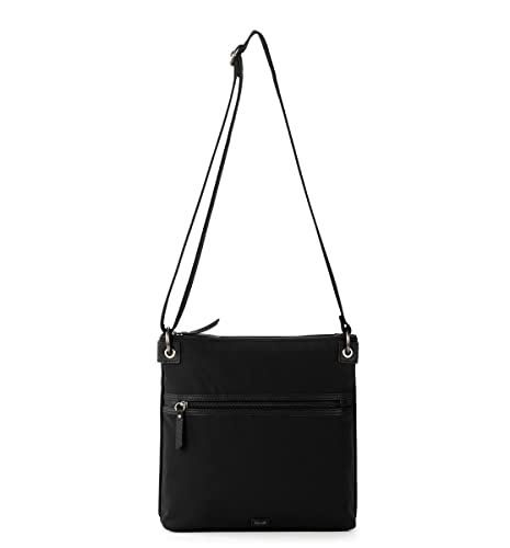 The Sak Esperato Flat Crossbody in Recycled Nylon, Black
