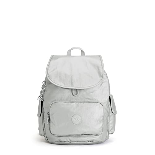 Kipling Women's City Pack Small Backpack, Lightweight Versatile Daypack, School Bag, Bright Metallic, One Size