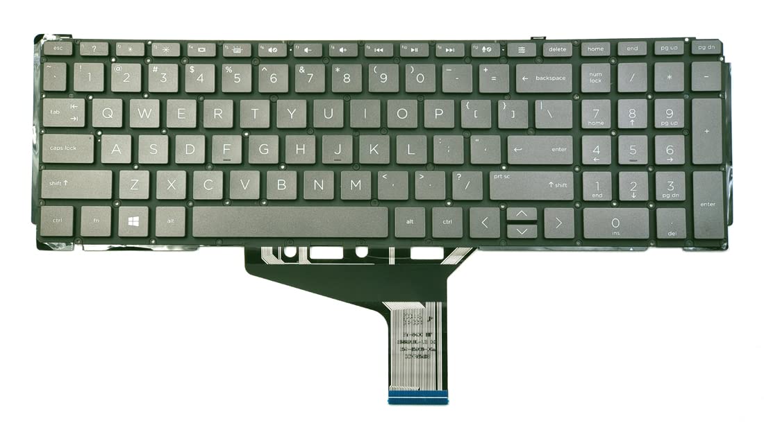 Replacement Backlit Brown Keyboard for HP Spectre x360 15-EB 15-EB0043DX 15-EB0053DX 15-EB0065NR 15-EB0083NR 15-EB1043DX 15-EB1097NR