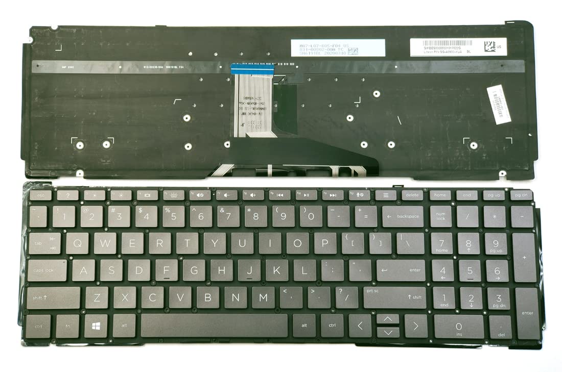 Replacement Backlit Brown Keyboard for HP Spectre x360 15-EB 15-EB0043DX 15-EB0053DX 15-EB0065NR 15-EB0083NR 15-EB1043DX 15-EB1097NR