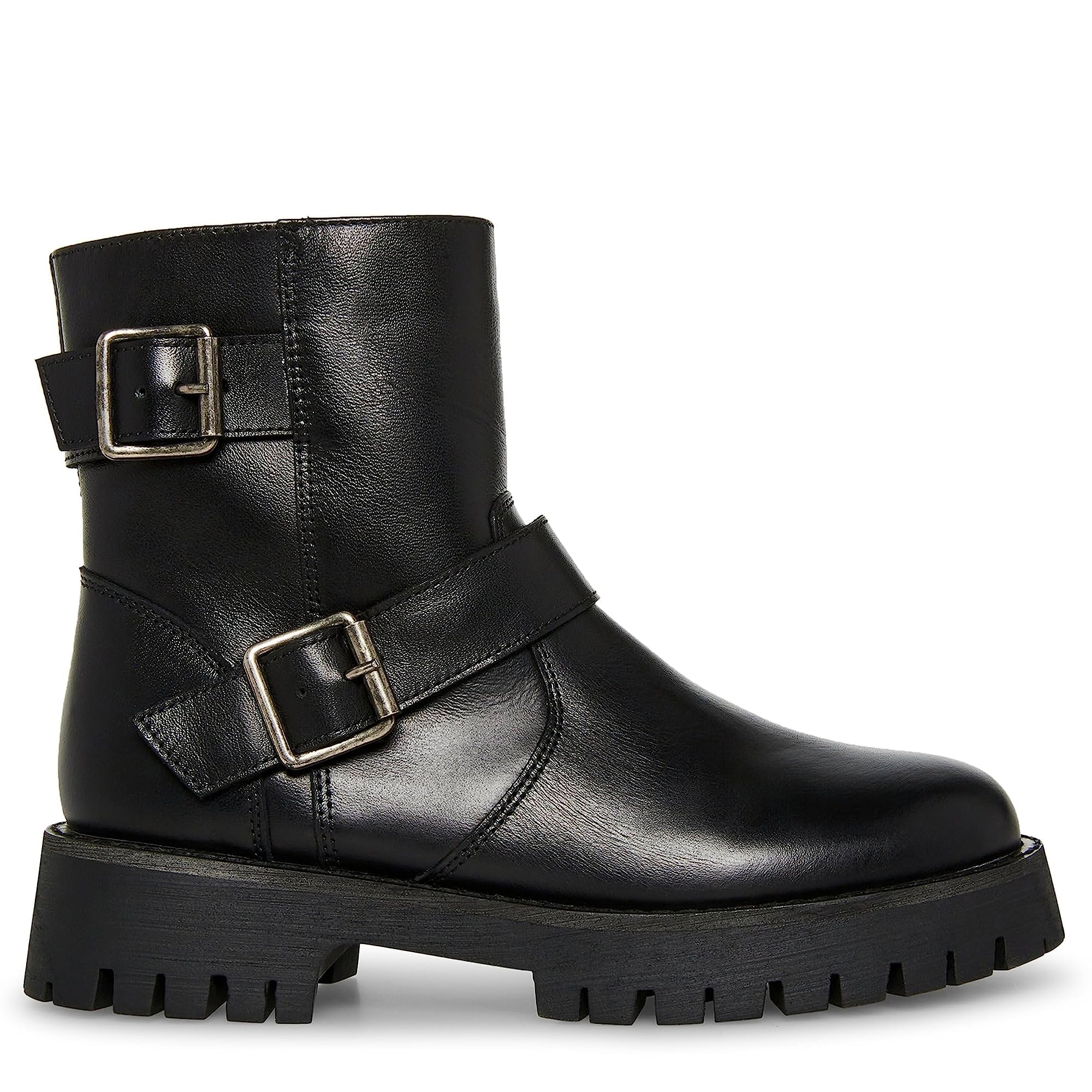 Steve Madden Legitt Black Leather 8.5 M