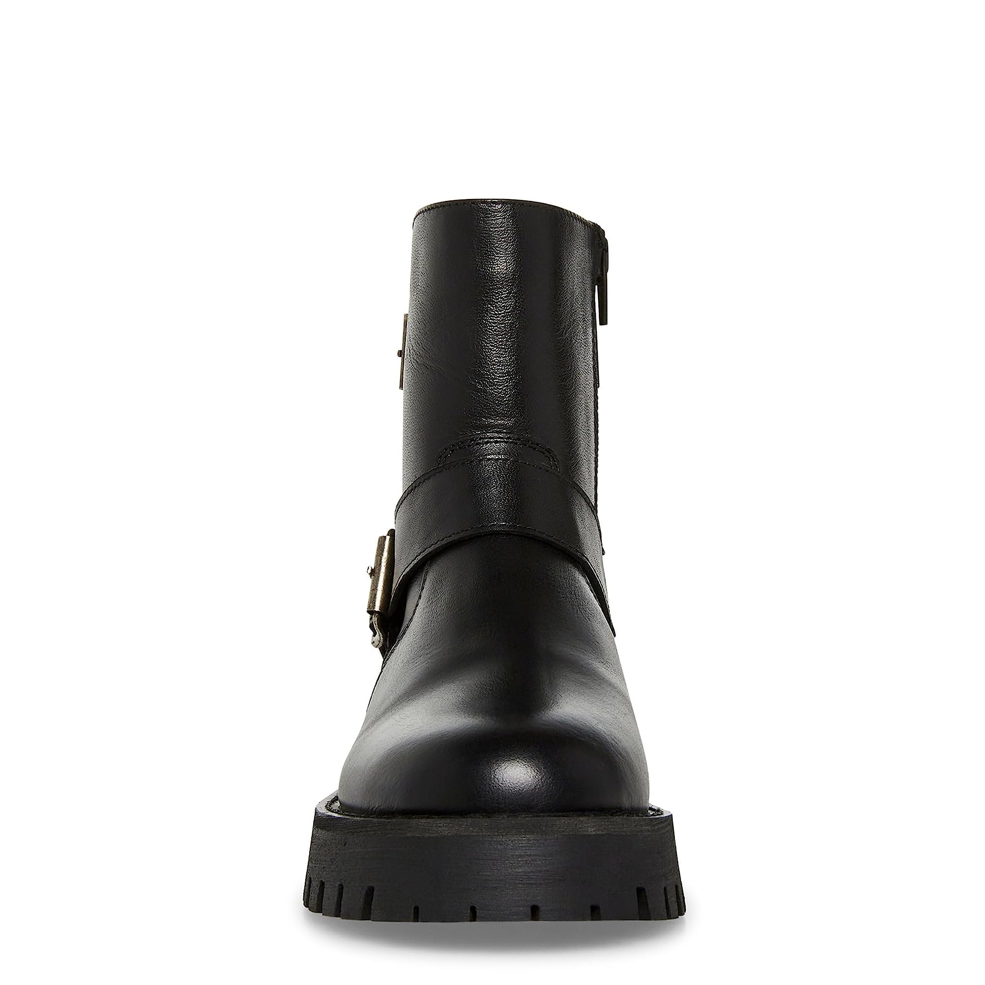 Steve Madden Legitt Black Leather 8.5 M