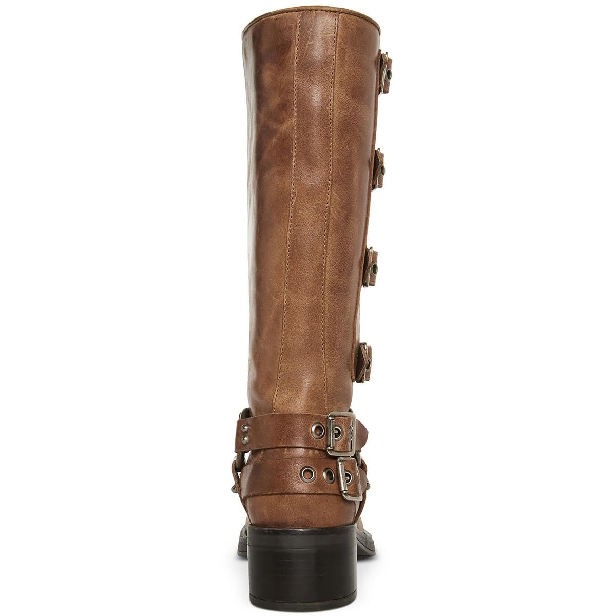 Steve Madden Women's Brocks Fashion Boot, Brown Distressed, 8