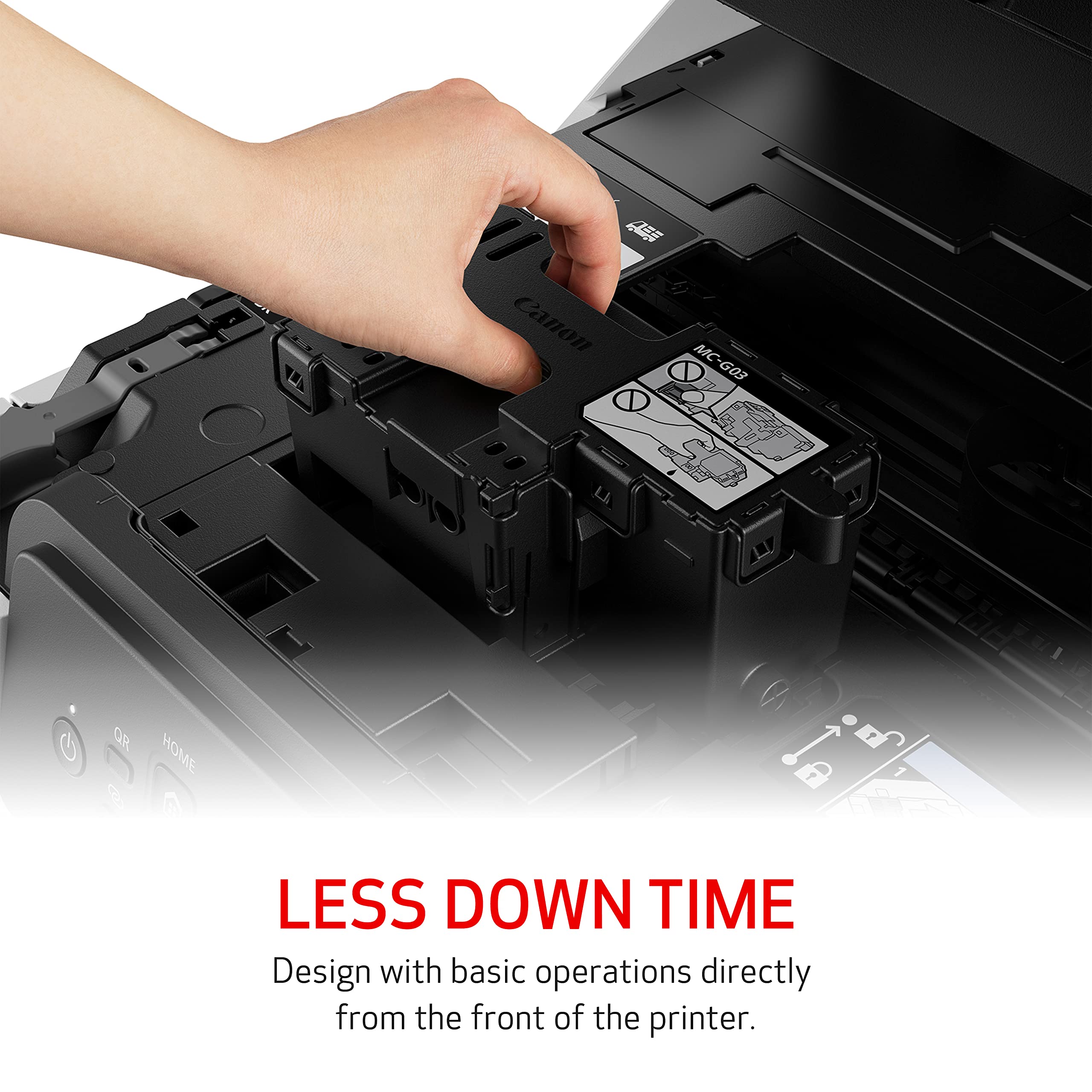 Canon Megatank GX3020 All-in-One Wireless Supertank Printer with Print, Copy, and Scan | Easy Setup, Mobile Printing and 1.35" Monochrome LCD Screen