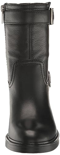 Vince Camuto Women's Vergila Block Heel Bootie Ankle Boot, Black Leather, 9