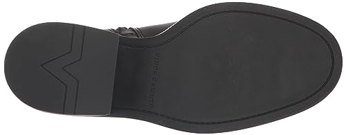 Vince Camuto Women's Vergila Block Heel Bootie Ankle Boot, Black Leather, 9