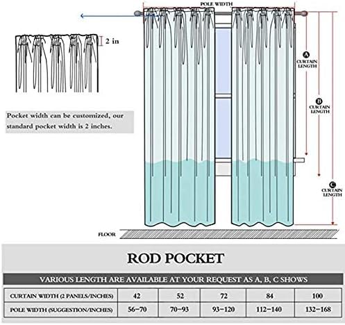 Dreaming Casa Solid White Sheer Curtains for Bedroom Rod Pocket Curtains, 4 Panels 52" W x 96" L