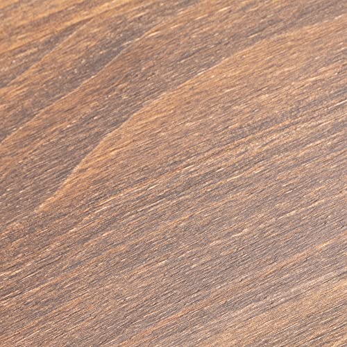 St.Mandyu 72" Solid Wood Dining Table for 8-10 Person, Modern Farmhouse Kitchen Table with Metal Frame, Sturdy Breakfast Table for Living/Dining Room,Office Desk, Brown
