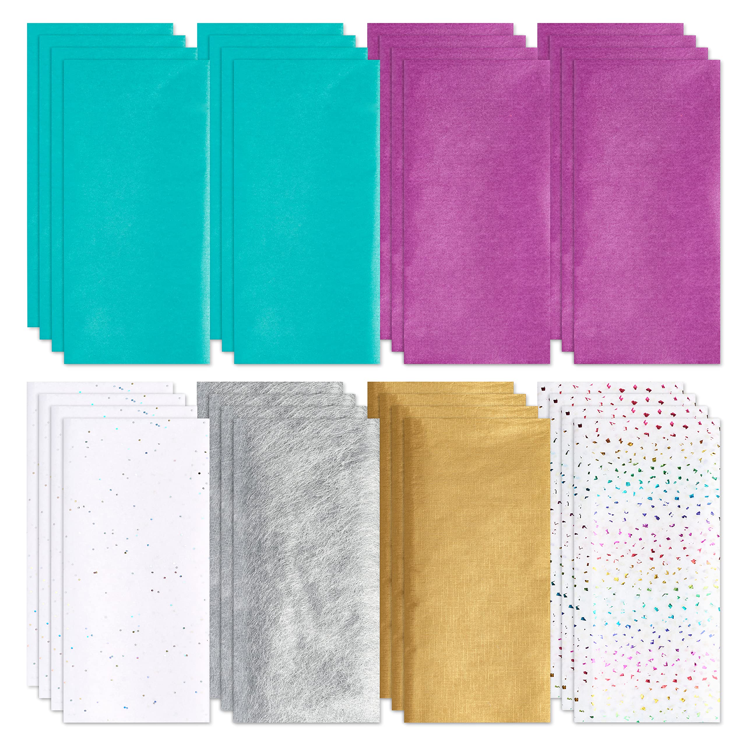 Papyrus Tissue Paper Bulk (Specialty Bundle) for Gifts, Decorations, Crafts, DIY and More (28-Sheets)