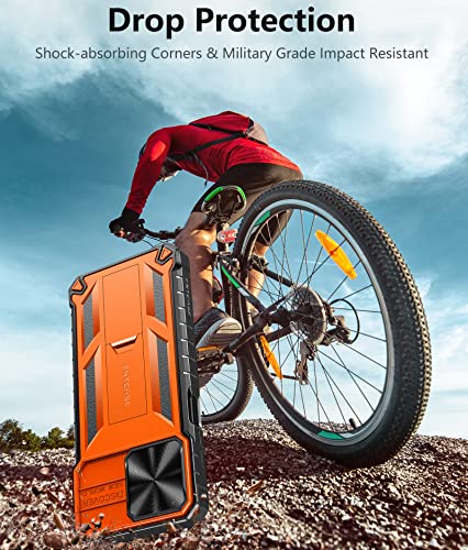 FNTCASE for Moto G Stylus-5G-2023 Case: Military Grade Drop Protection Cell Phone Cover with Kickstand & Slide | Rugged Shockproof Protective Bumper Textured | Heavy Duty Protector(Orange)