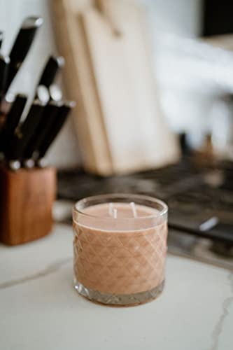 Gold Canyon™ - Gingerbread Cake Scented Candle, Three-Wick, Heritage Diamond-Cut Glass Jar, New & Improved Look 2022