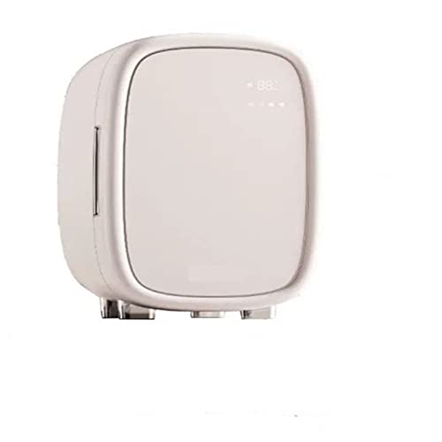YAARN Small Fridge for Bedroom Mini Cosmetic Refrigerator Single Door Skin Care Product Beauty Refrigerator 12L Simple Beauty Refrigerator
