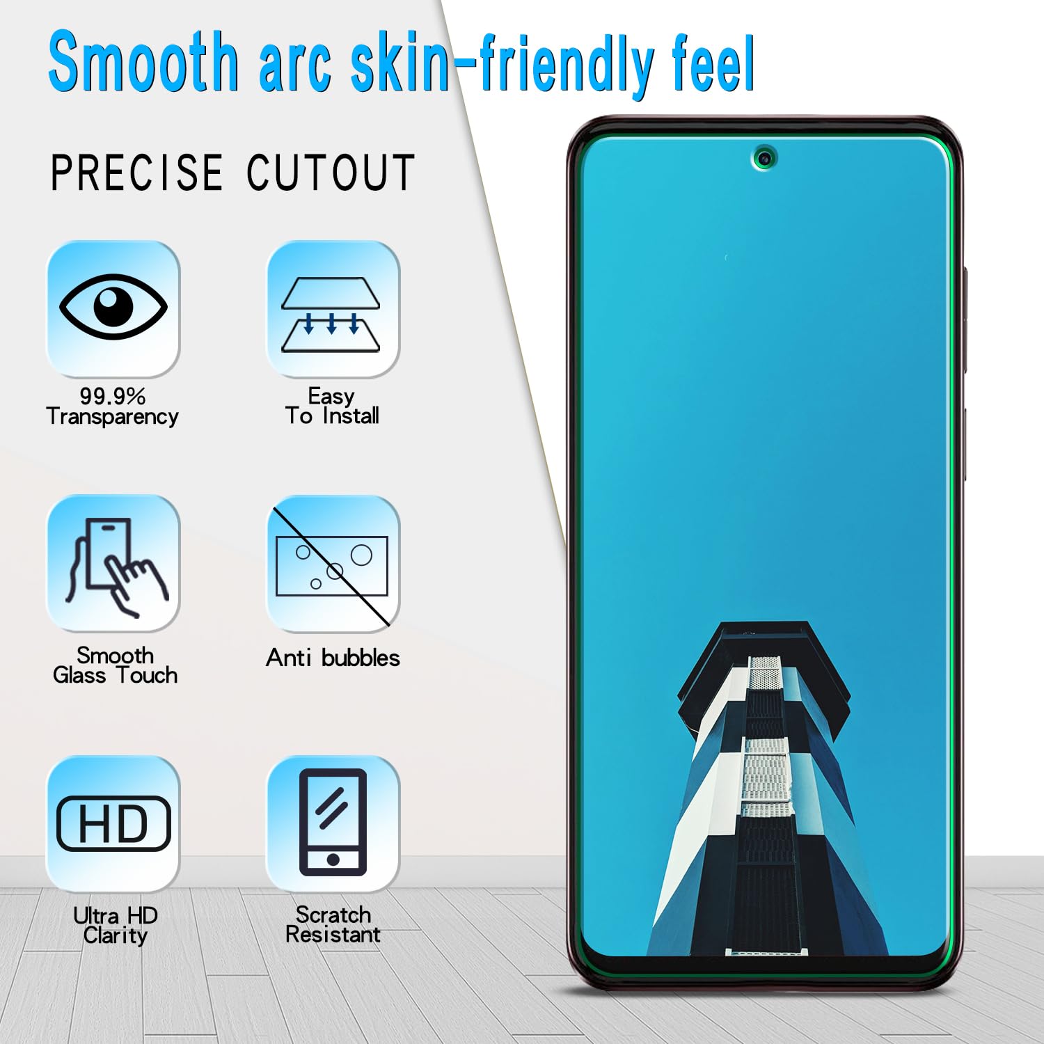 Slanku (3 Pack) for Motorola Moto G Stylus 5G (2023) Tempered Glass Screen Protector, Anti Scratch, Bubble Free, Easy To Install