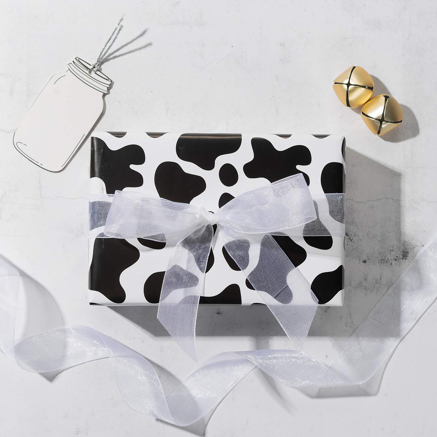 WRAPAHOLIC Wrapping Paper Sheet - Animal Prints for Birthday, Holiday, Party, Baby Shower - 1 Roll Contains 6 Sheets - 17.5 inch X 39.3 inch Per Sheet