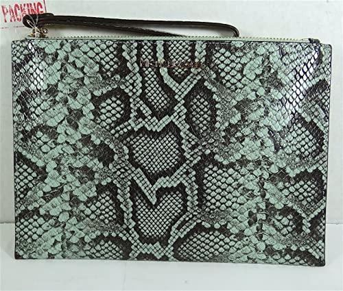 Michael Kors Women's Jet Set Travel Extra Large Zip Clutch Leather Wristlet Wallet