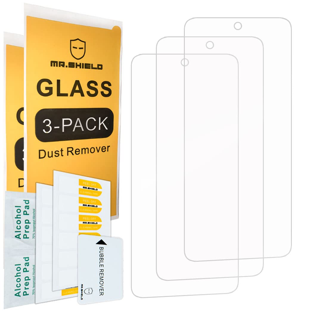 Mr.Shield [3-Pack] Designed For Motorola Moto G 5G (2023) [NOT Fit For 2022 Model] [Tempered Glass] [Japan Glass with 9H Hardness] Screen Protector