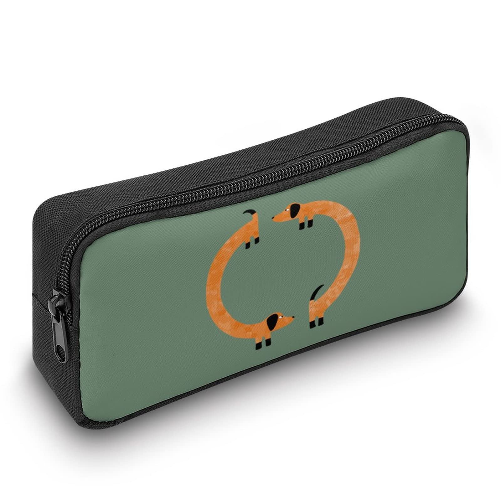 Dachshund Sausage Dogs Pencil Case Pencil Pouch Coin Pouch Cosmetic Bag Office Stationery Organizer