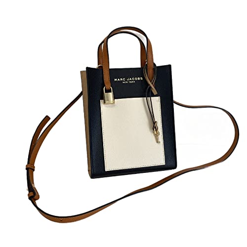 Marc Jacobs H002L03FA22 Mini Smoked Almond Tan/Brown/Cream/Black With Gold Hardware 2 Way Women's Leather Messenger & Shoulder Bag