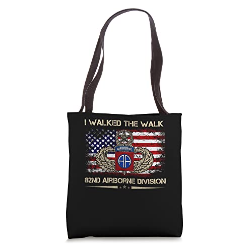 I Walked The Walk 82nd Airborne Division Tote Bag