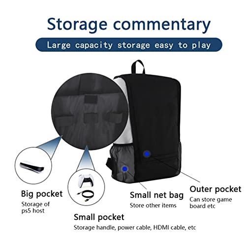 Travel Storage Handbag Backpack for PS5 Console Protective Luxury Bag A Handle Bag For PS5 Set Travel Carrying Case