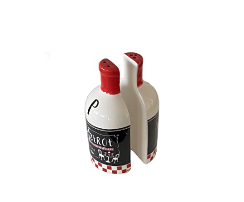 French Bistro Ceramic Salt and Pepper Shakers