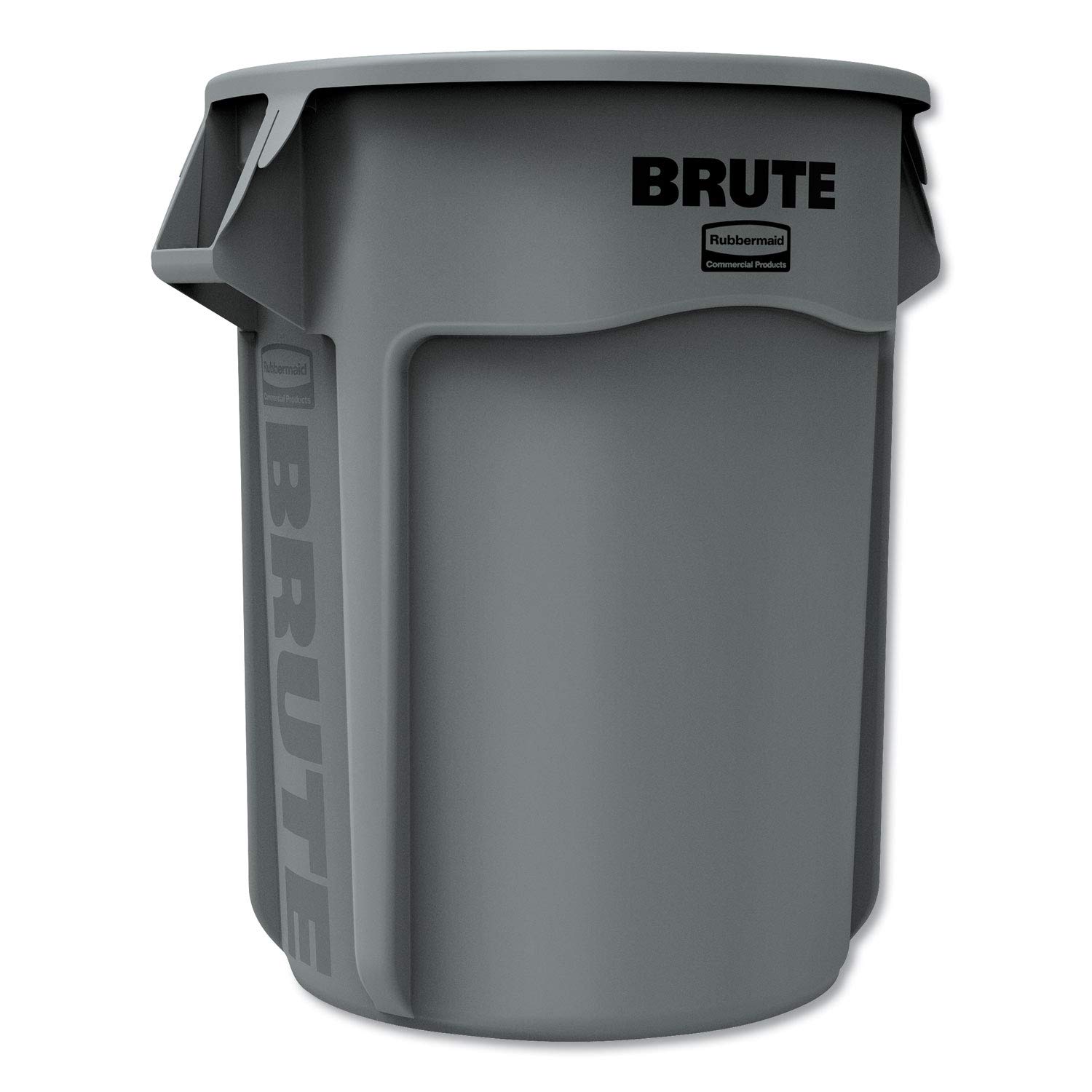 Rubbermaid Commercial 265500Gy Round Brute Container Plastic 55 Gal Gray