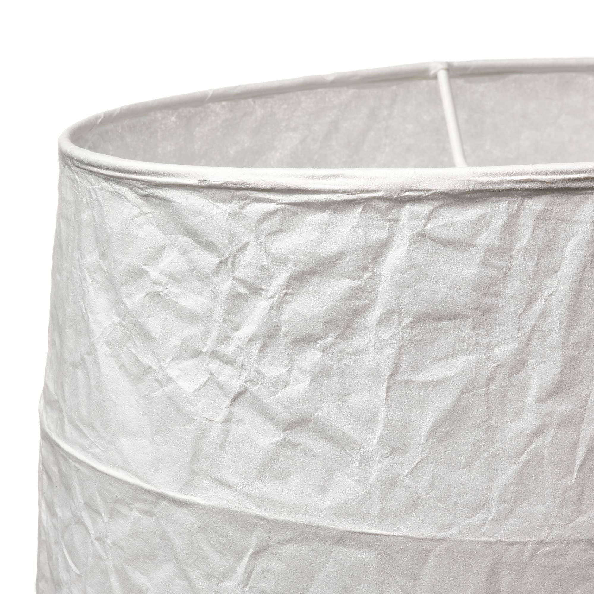 IKEA Vickleby (404.844.87) Handmade Rice Paper Shade White Floor Lamp, White 54 in. (136cm)