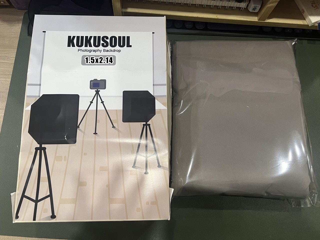 KUKUSOUL 5x7ft Polyester Pink Photo Backdrop Grey Backdrop for Photography 2-in-1 Curtain Backdrop Reversible Background for Photography KUSKX001