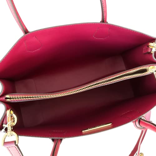 Michael Kors Mercer Large Convertible Tote Crossbody Mulberry MK Signature