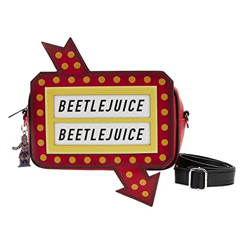 Beetlejuice Glow Graveyard Sign Crossbody Bag
