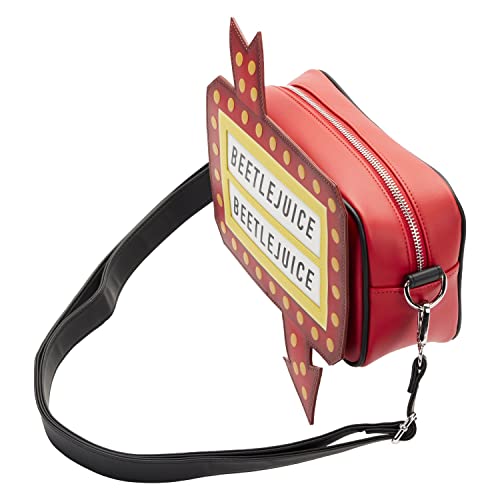 Beetlejuice Glow Graveyard Sign Crossbody Bag