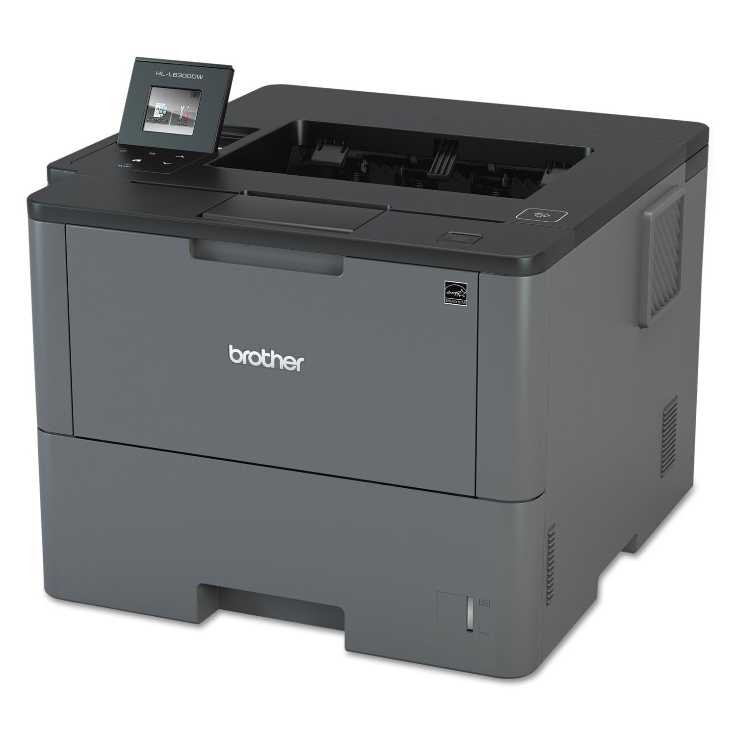 Brother Monochrome Laser Printer, HL-L6300DW, Wireless Networking, Mobile Printing, Duplex Printing, Large Paper Capacity, Cloud Printing, Amazon Dash Replenishment Ready