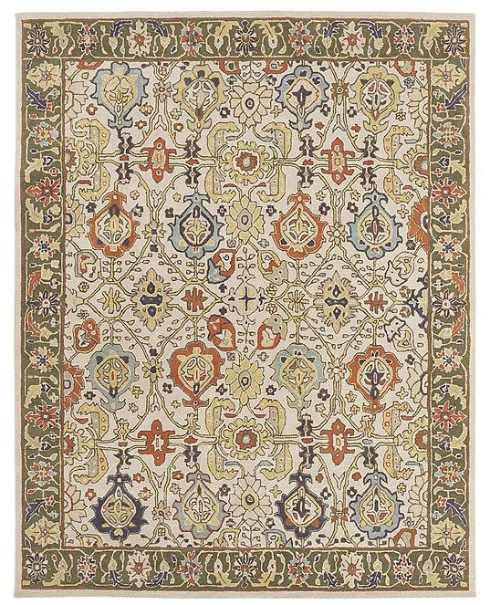 Hand Tufted Wallard Persian Traditional and Modern Wool Area Rugs 100% Wool Made for Living Room, Dining Room, Bedroom, and Entryway Area Rugs (Multi, 8 x 10 FT)