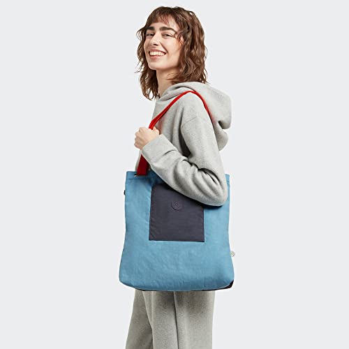 Kipling Annas Tote Bag Pool Blue Bl