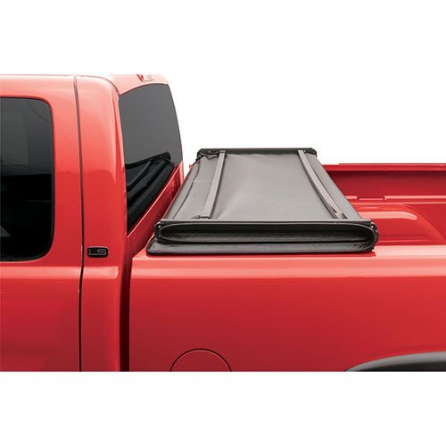 Lund Genesis Tri-Fold Soft Folding Truck Bed Tonneau Cover | 95080 | Fits 2004 - 2012 Chevy/GMC Colorado/Canyon 5' 1" Bed (61.1")