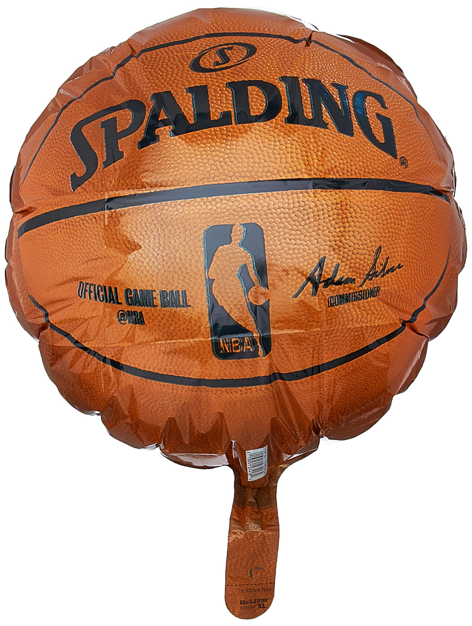 Anagram 4 NBA Spalding Basketball Foil Balloon, 18", Multicolored