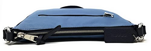 COACH Women's Ellie File Bag (Pebbled Leather - Indigo Multi)