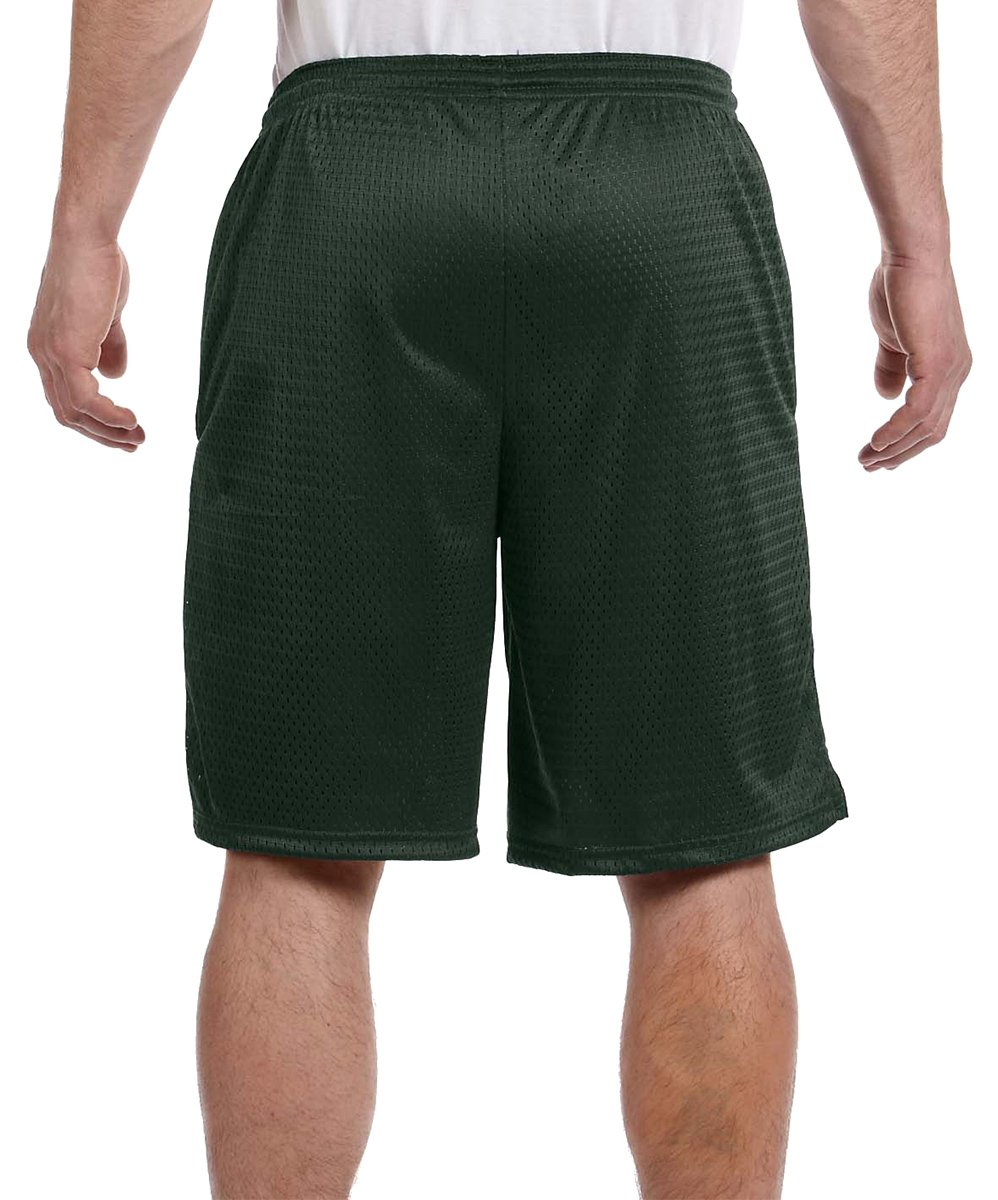 Champion Men's Long Mesh Short with Pockets,Maroon,XX-Large