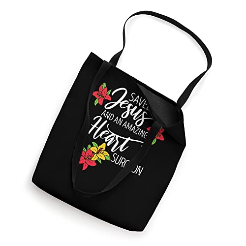 Saved by Jesus and an Amazing Heart Surgeon Christian Faith Tote Bag