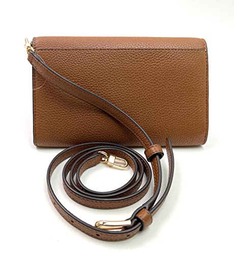 Tory Burch Women's Thea Flat Wallet Crossbody (Moose)