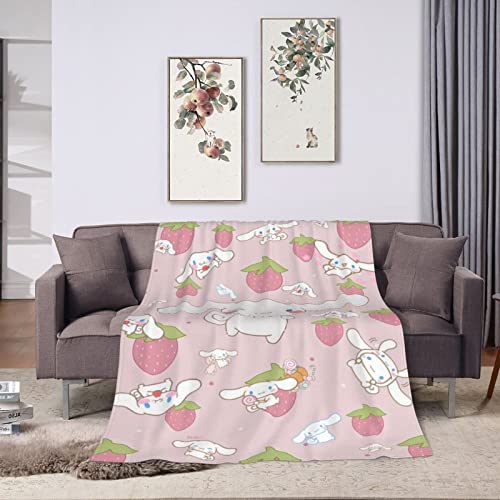 BAMUTECH Cute Blankets Four Seasons Thick Throw Blanket for Men Women Kids,Suitable for Home, Office Work,Pet Keep Warm (50''x40''), Blue
