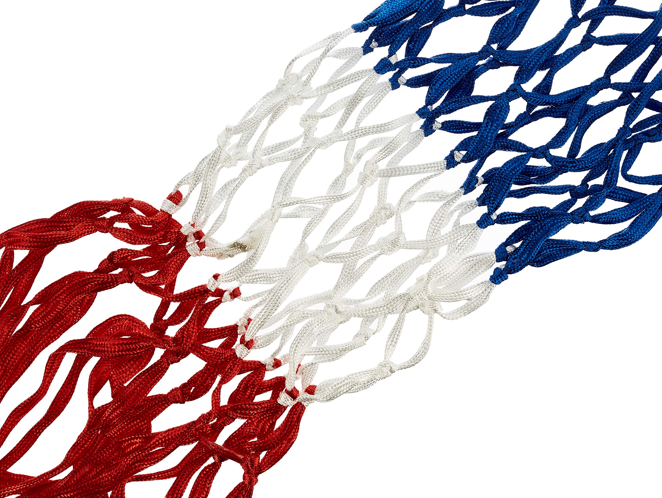 Spalding NBA NETZ (82-79SCNR) Red Tricolor, Unisex Adult, White/Blue/Red, NOSIZE