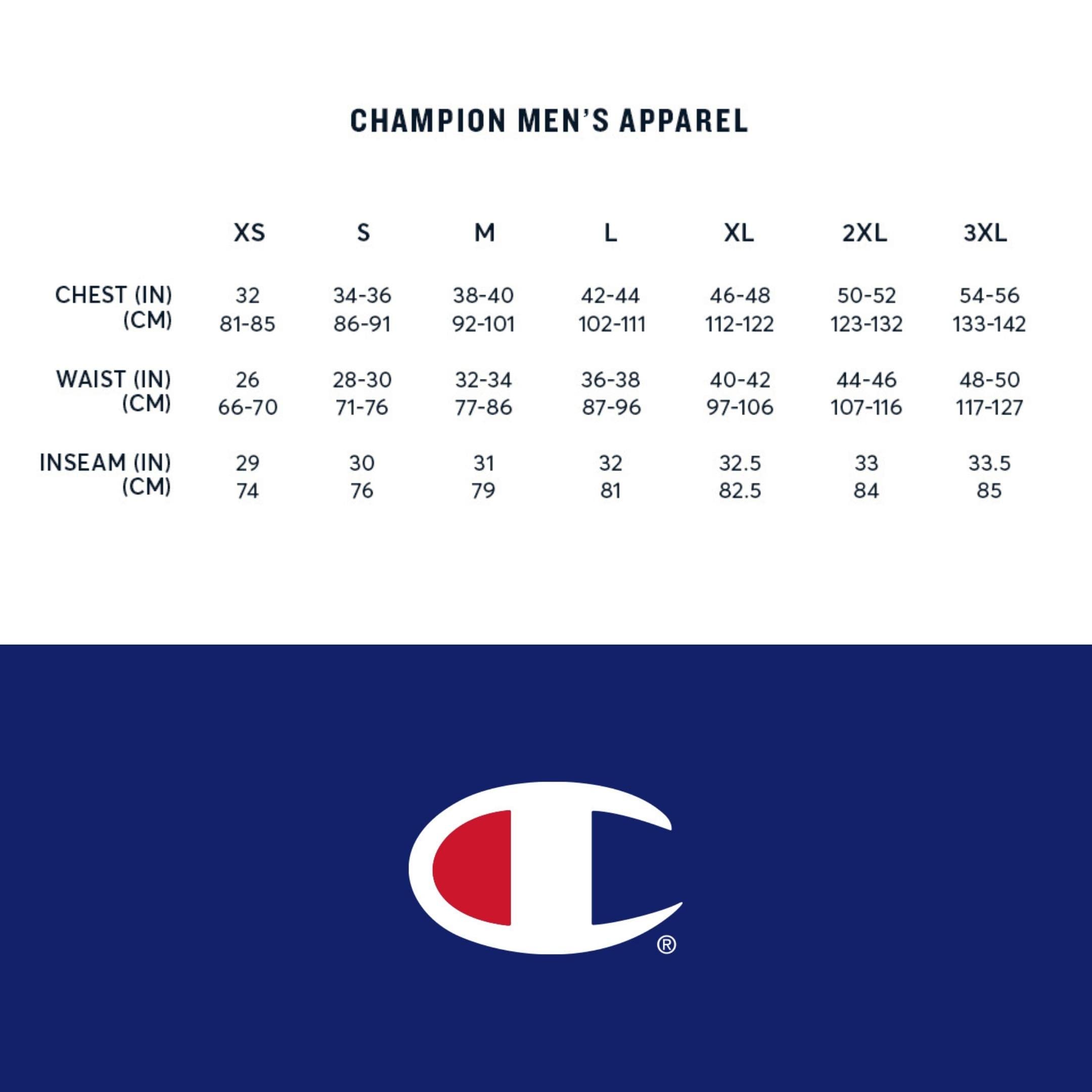Champion Mens Shorts, Mesh Gym Lightweight Athletic (Reg. Big & Tall) Running-shorts, Black C Patch Logo, Large US