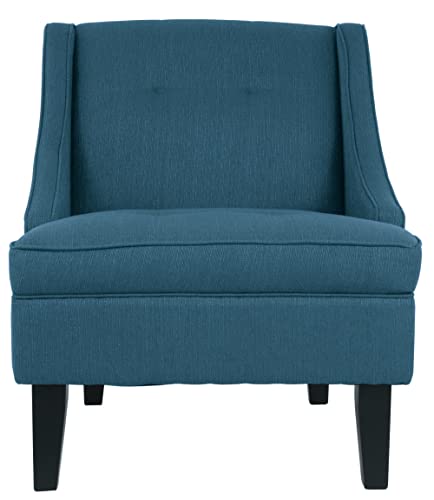 Signature Design by Ashley Clarinda Contemporary Tufted Wingback Accent Chair, Blue