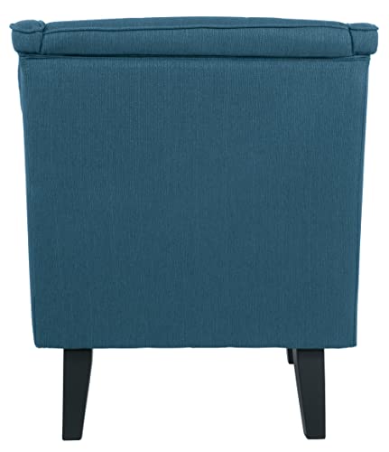 Signature Design by Ashley Clarinda Contemporary Tufted Wingback Accent Chair, Blue