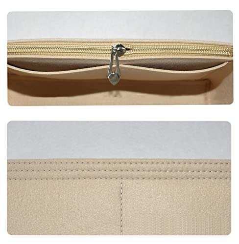 Felt Purse Organizer Insert, for Chanel Chanel24c HOBO armpit bag, inner bag lined with street bag2063Beige